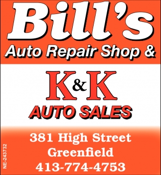 Auto Repair Shop & Auto Sales, Bill's Auto Repair Shop & K&K Auto Sales